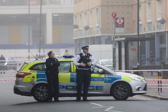 Police Officers Police Car Crime Scene Editorial Stock Photo - Stock ...