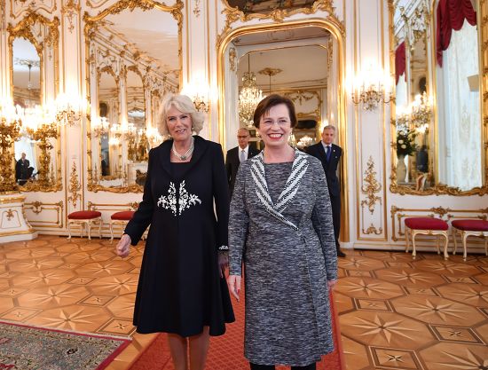 Camilla Duchess Cornwall Doris Schmidauer Hofburg Editorial Stock Photo ...