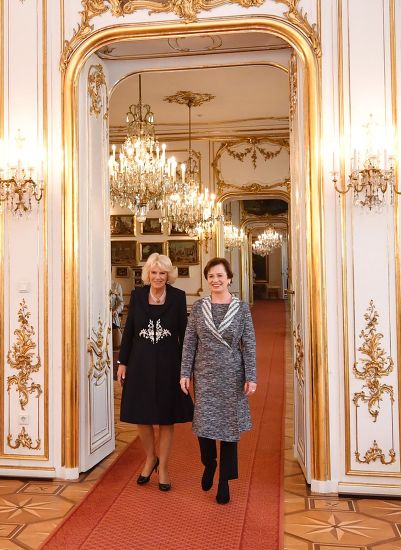 Camilla Duchess Cornwall Doris Schmidauer Hofburg Editorial Stock Photo ...