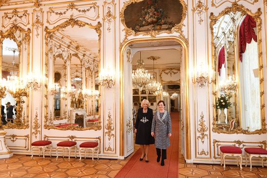 Camilla Duchess Cornwall Doris Schmidauer Hofburg Editorial Stock Photo ...