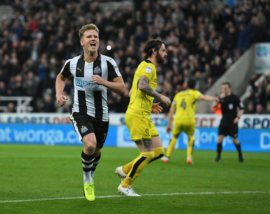 Matt Ritchie Newcastle United Scores His Editorial Stock Photo - Stock ...