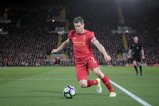 James Milner Captain Liverpool Goes Cross Editorial Stock Photo - Stock ...