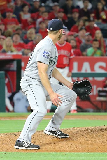 Seattle Mariners Relief Pitcher Casey Fien Editorial Stock Photo ...