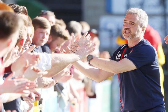 Russell Milton Celebrates Point During Efl Editorial Stock Photo ...