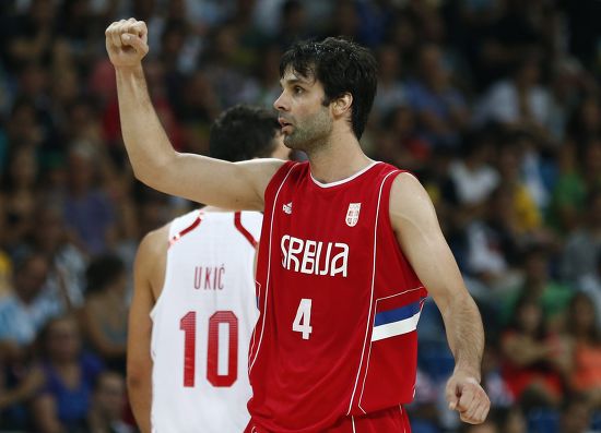 Milos Teodosic Serbia Reacts During Mens Editorial Stock Photo - Stock ...
