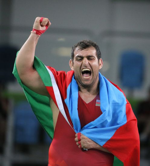 Sabah Shariati Azerbaijan Celebrates After Defeating Editorial Stock ...