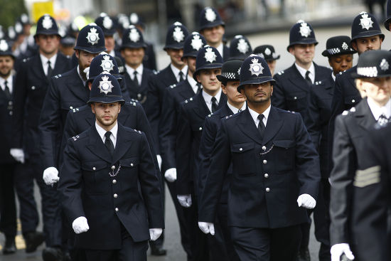 Police Officers No1 Dress Uniform Line Editorial Stock Photo - Stock ...