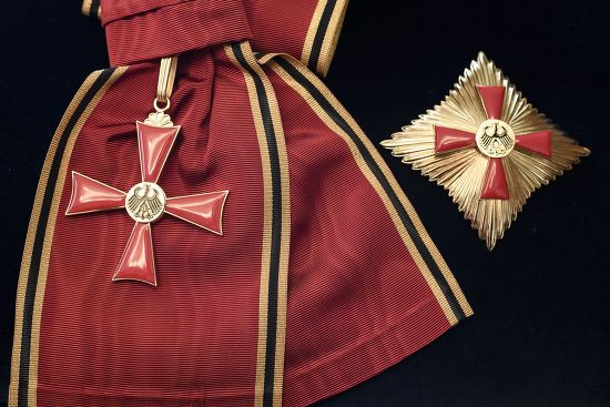 Grand Cross Order Merit Star Shoulder Editorial Stock Photo - Stock ...