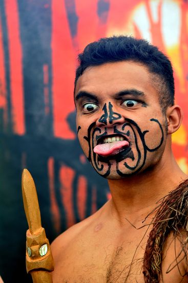 Maori Man Traditional Greetingmaori Indigenous People Editorial Stock ...
