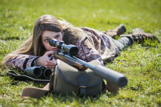 Female Gamekeeper Portia Simpson Editorial Stock Photo - Stock Image ...