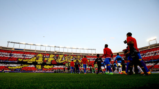 Teams Walk Out Before Kick Off Editorial Stock Photo - Stock Image ...