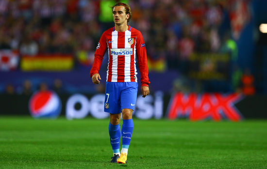 Antoine Griezmann Atletico Madrid During Uefa Editorial Stock Photo ...