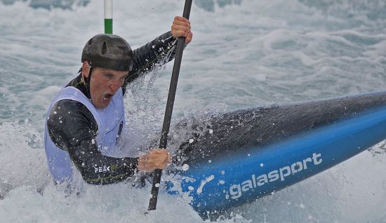 Ciaran Lee Edwards Kayak K1 British Editorial Stock Photo - Stock Image ...