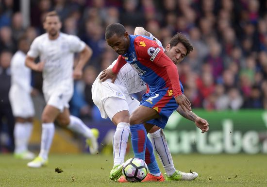 Jason Puncheon Crystal Palace Leonardo Ulloa Editorial Stock Photo ...