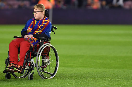 Fc Barcelona Young Fan Alone Field Editorial Stock Photo - Stock Image ...