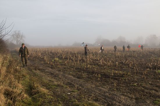 Beating Line On Suffolk Shoot Having Editorial Stock Photo - Stock ...