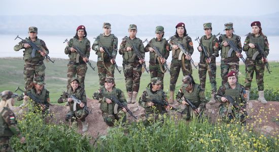 Women Fighters Peshmerga Iraqi Kurdistan Army Editorial Stock Photo ...