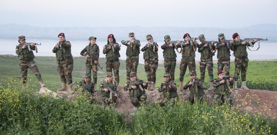 Women Fighters Peshmerga Iraqi Kurdistan Army Editorial Stock Photo ...