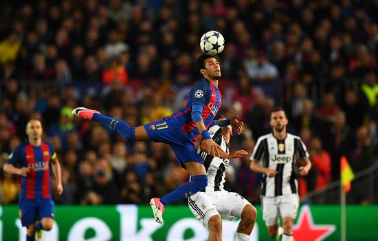 Neymar Fc Barcelona Gets Above Paulo Editorial Stock Photo - Stock ...