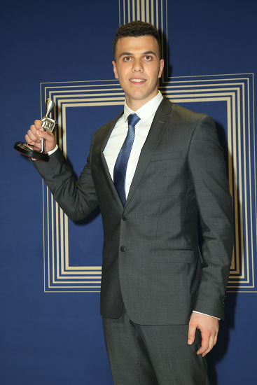 Elias Anton Poses Graham Kennedy Award Editorial Stock Photo - Stock ...