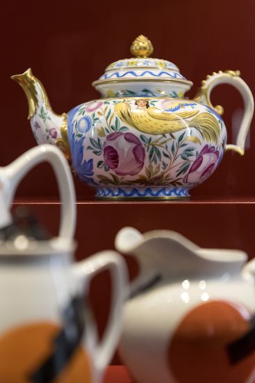 Teapot Motif Mythological Creature Sirin 1920 Editorial Stock Photo ...