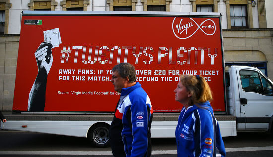 Virgin Media Display Vehicle Outside Ground Editorial Stock Photo ...