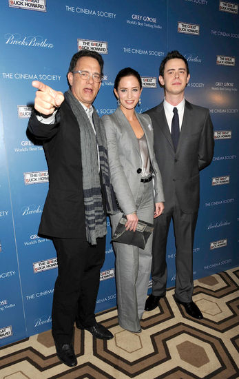 Tom Hanks Emily Blunt Colin Hanks Editorial Stock Photo - Stock Image ...