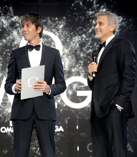 Professor Brian Cox George Clooney Editorial Stock Photo - Stock Image ...