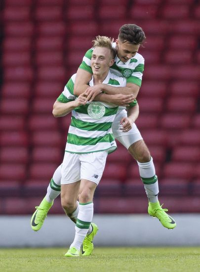 Calvin Miller Celtic Celebrates Scoring Their Editorial Stock Photo ...