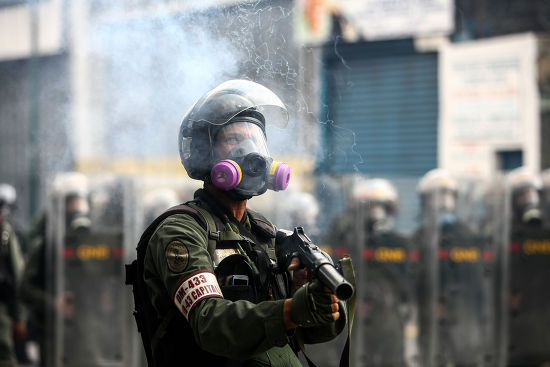 Members Bolivarian National Guard Gnb Block Editorial Stock Photo ...
