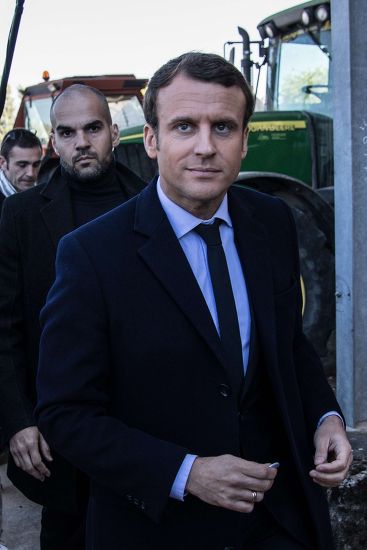 Emmanuel Macron Visiting Farm Editorial Stock Photo - Stock Image ...