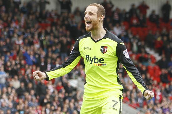 Exeter Citys Ryan Harley Celebrates 2nd Editorial Stock Photo - Stock ...