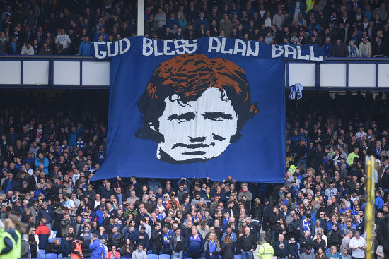 Banner Tribute Alan Ball Goodison Park Editorial Stock Photo - Stock ...