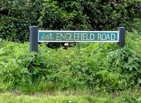 Signage Around Englefield Estate Editorial Stock Photo - Stock Image ...