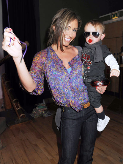 Jenny Frost Her Son Casper Editorial Stock Photo - Stock Image ...