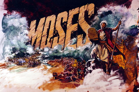 Moses Lawgiver Film 1974 Poster Editorial Stock Photo - Stock Image ...