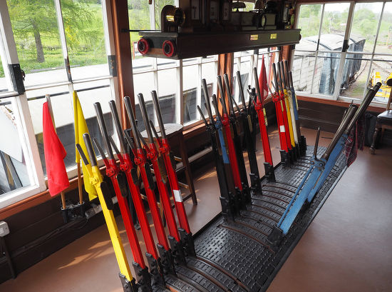 Signal Box Signal Points Levers Arley Editorial Stock Photo - Stock ...