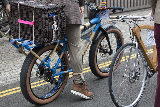 Bamboo Bycile Tweed Run Hundred Cyclists Editorial Stock Photo - Stock ...