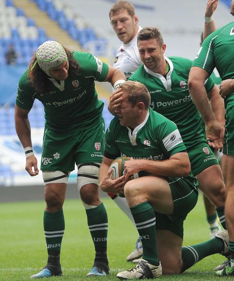 David Paice Captain London Irish Celebrates Editorial Stock Photo ...
