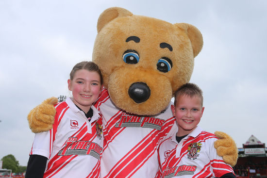 Boro Bear Mascots During Stevenage Vs Editorial Stock Photo - Stock ...