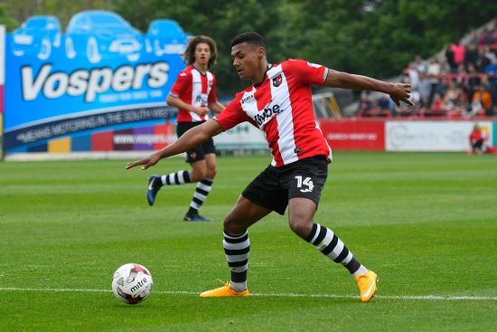 Ollie Watkins 14 Exeter City On Editorial Stock Photo - Stock Image ...