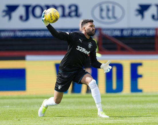Rangers Goalkeeper Wes Foderingham Action During Editorial Stock Photo ...