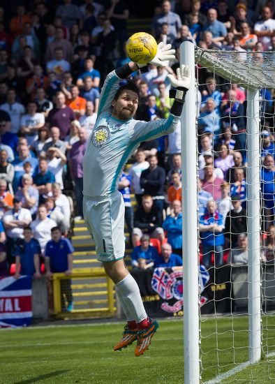 Partick Thistle Goalkeeper Thomas Cerny Action Editorial Stock Photo ...
