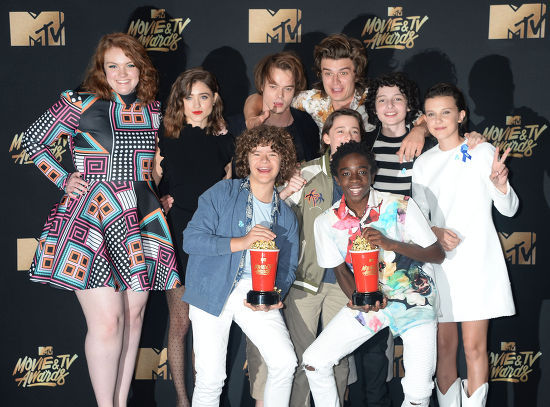 Millie Bobby Brown Shannon Purser Joe Editorial Stock Photo - Stock ...