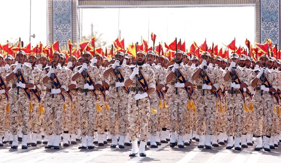 Iranian Army Soldiers During Military Parade Editorial Stock Photo ...