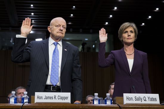 Sally Yates James Clapper Editorial Stock Photo - Stock Image ...