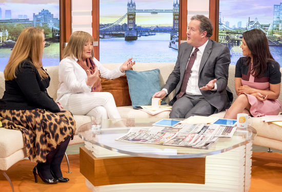 Kellie Maloney Harriet Minter Piers Morgan Editorial Stock Photo ...