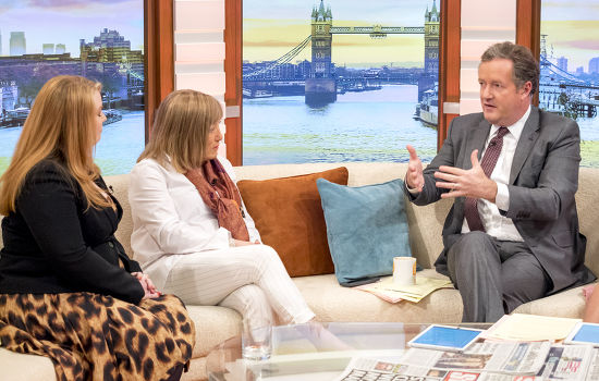 Kellie Maloney Harriet Minter Piers Morgan Editorial Stock Photo ...
