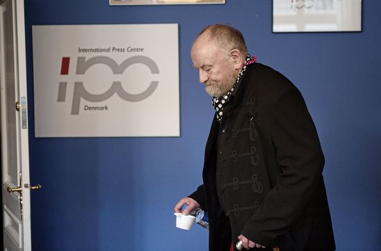 Danish Cartoonist Kurt Westergaard Addresses Press Editorial Stock ...