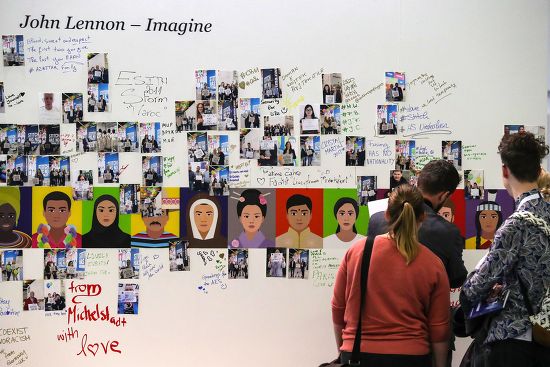 Visitors View Signatures On Wall On Editorial Stock Photo - Stock Image ...